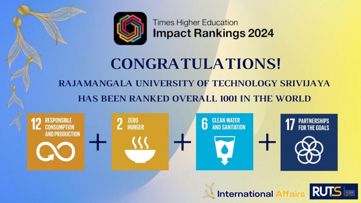 Rajamangala University of Technology Srivijaya RUTS