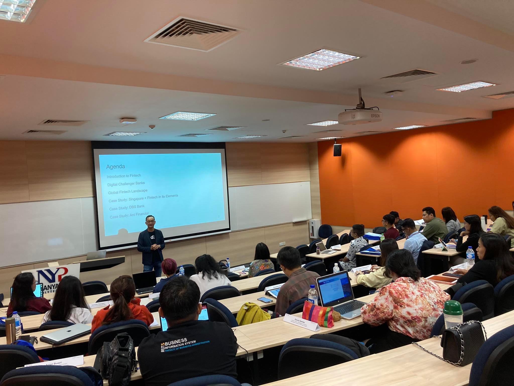 RUTS at Nanyang Polytechnic International, Singapore for FINTECH:Opportunities and challenge ...